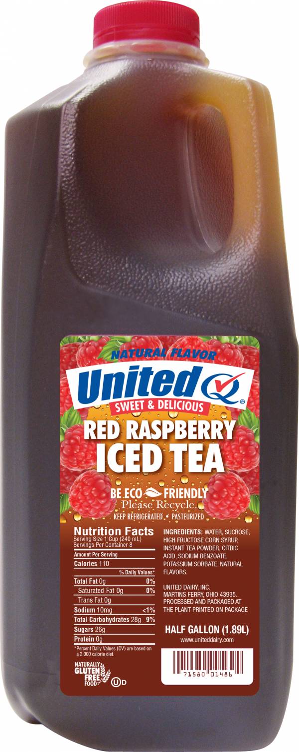 Raspberry Iced Tea | UnitedDairy
