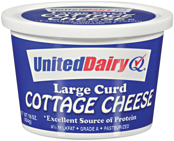 Large Curd Cottage Cheese | United Dairy