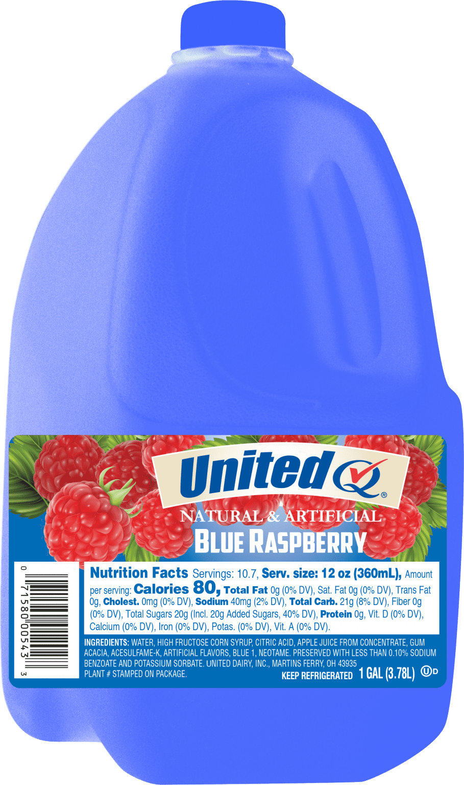 Blue Raspberry | United Dairy